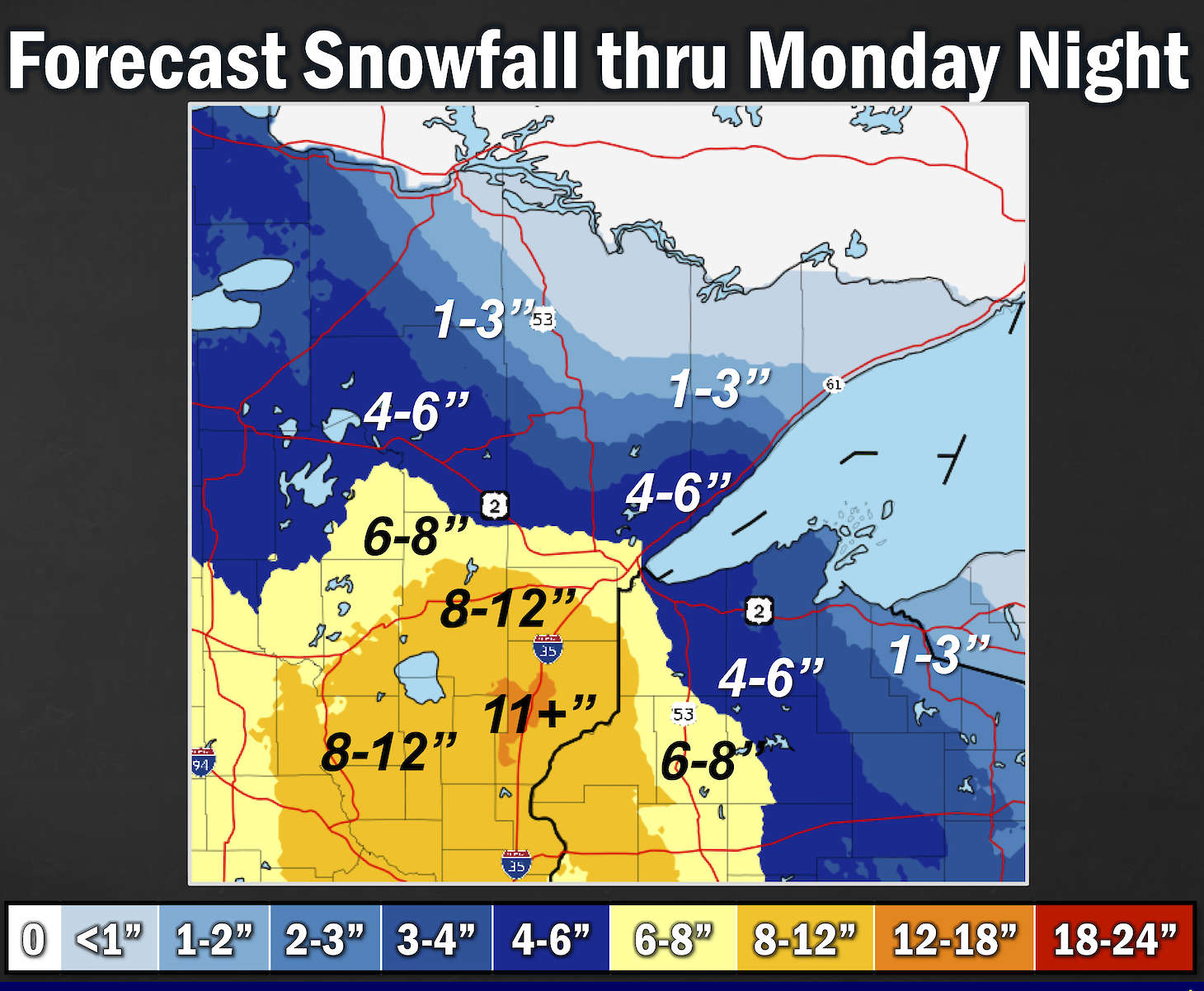 Heavy Snow Possible Tonight into Monday Night | Recent News ...