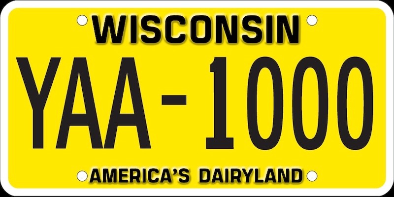 Gov. Evers, WisDOT Unveil New Blackout And Retro License Plate Designs ...